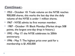 New york stockexchange PPT | PPT
