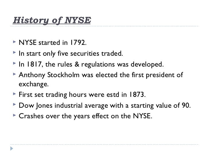 New york stockexchange PPT