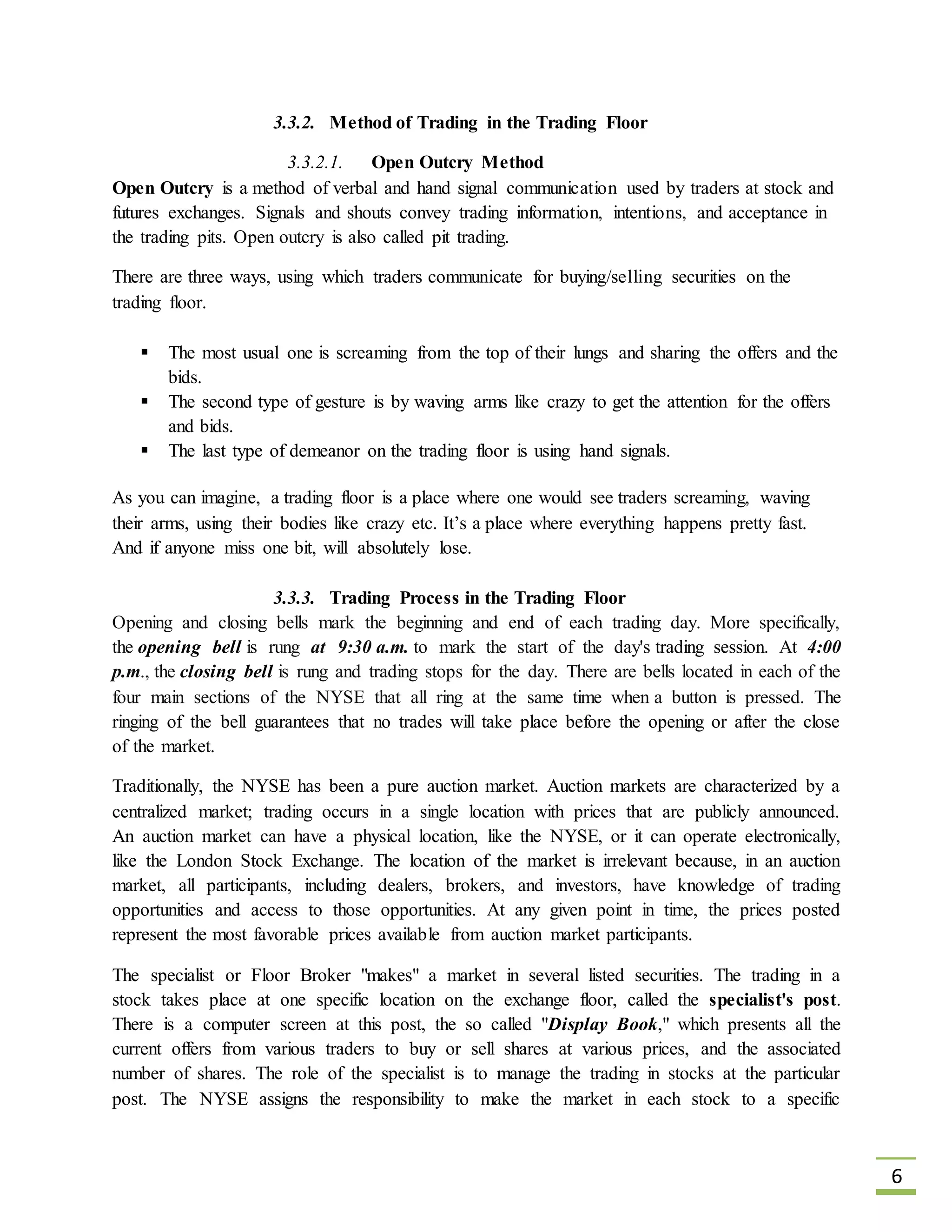 New york stock exchange | DOCX