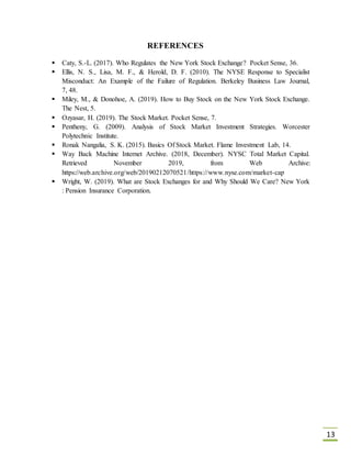 New york stock exchange | DOCX