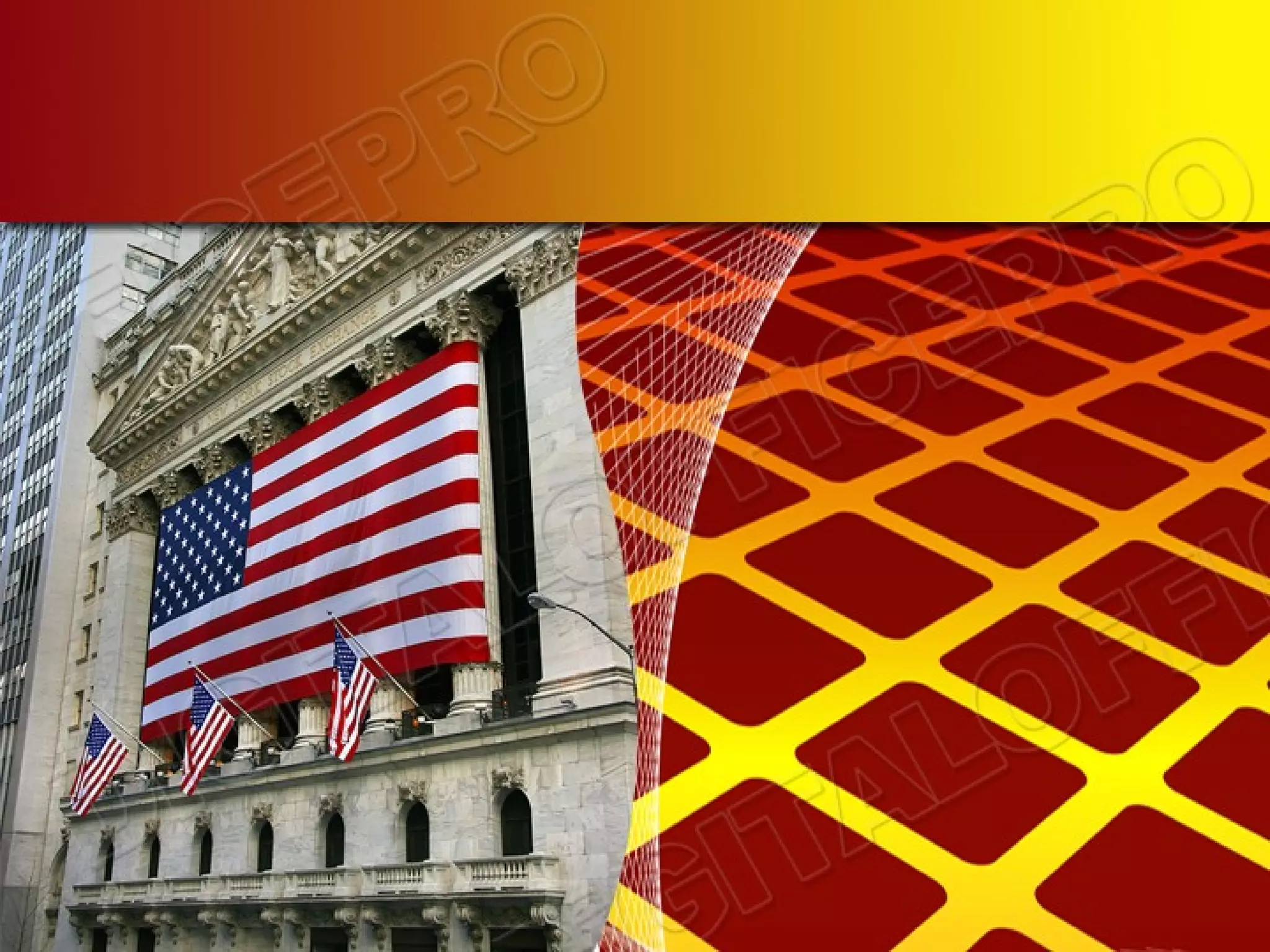 New york stock exchange powerpoint template | POT