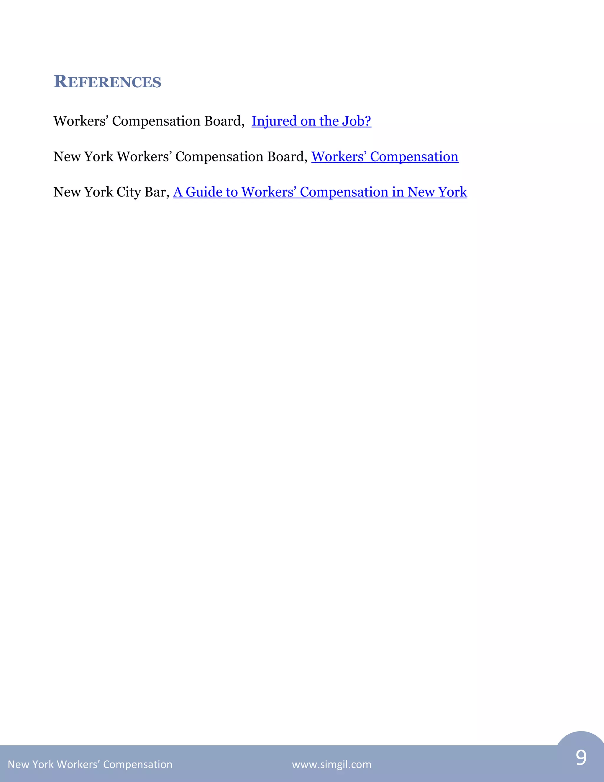 New York Workers' Compensation | PDF