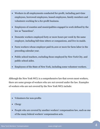 New York Workers' Compensation | PDF