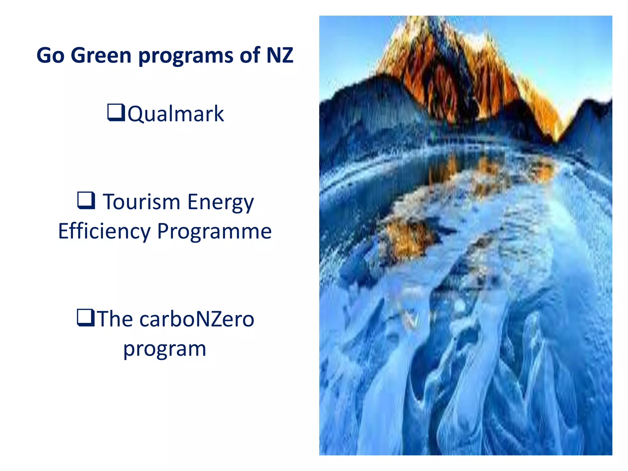 Sustainable tourism in New zealand | PPTX