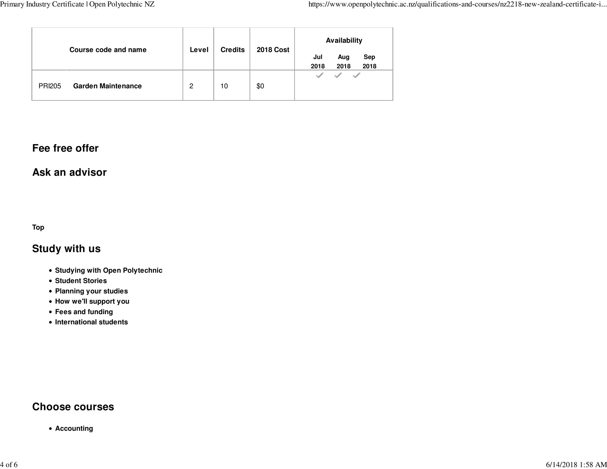 New zealand certificate in primary industry skills (level 2) open ...