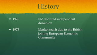 New Zealand - History, Culture & More | PPTX