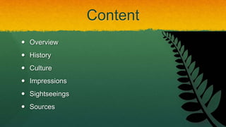 New Zealand - History, Culture & More | PPTX