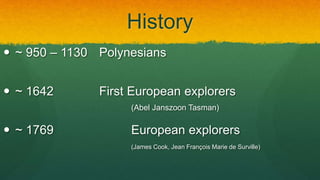 New Zealand - History, Culture & More | PPTX