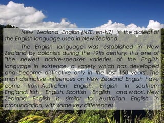 New zealand english | PPT