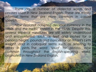 New zealand english | PPT