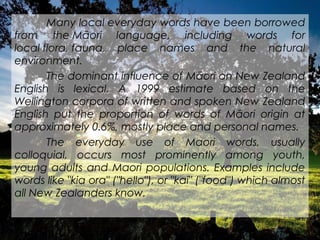 New zealand english | PPT