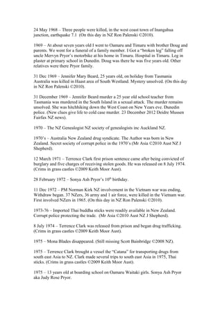 New zealand part 2 | DOC | Crime & Harmful Acts to Individuals, Society ...