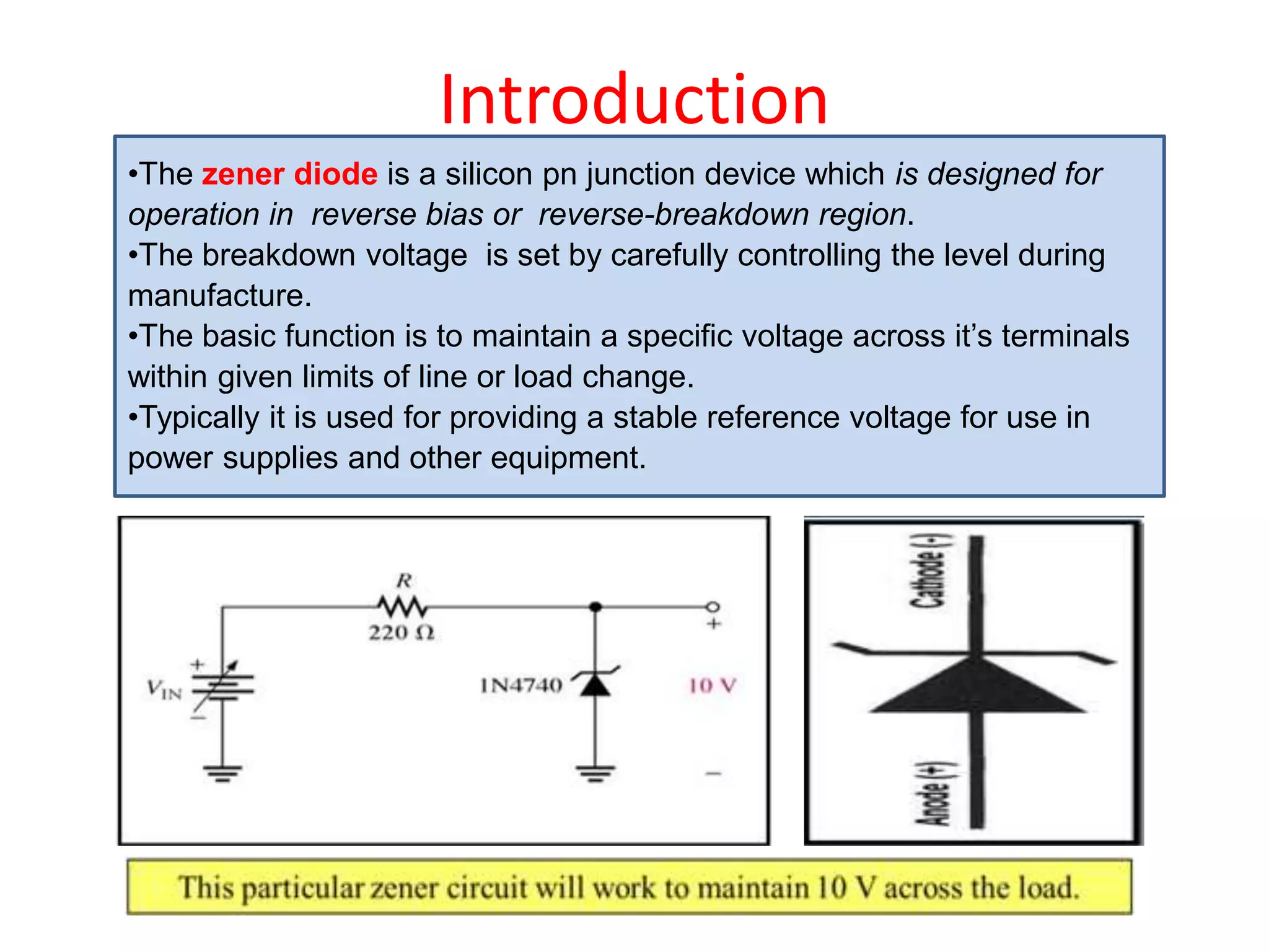 zener diode presentation | PPT