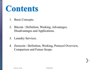 Zerocoin | PPTX