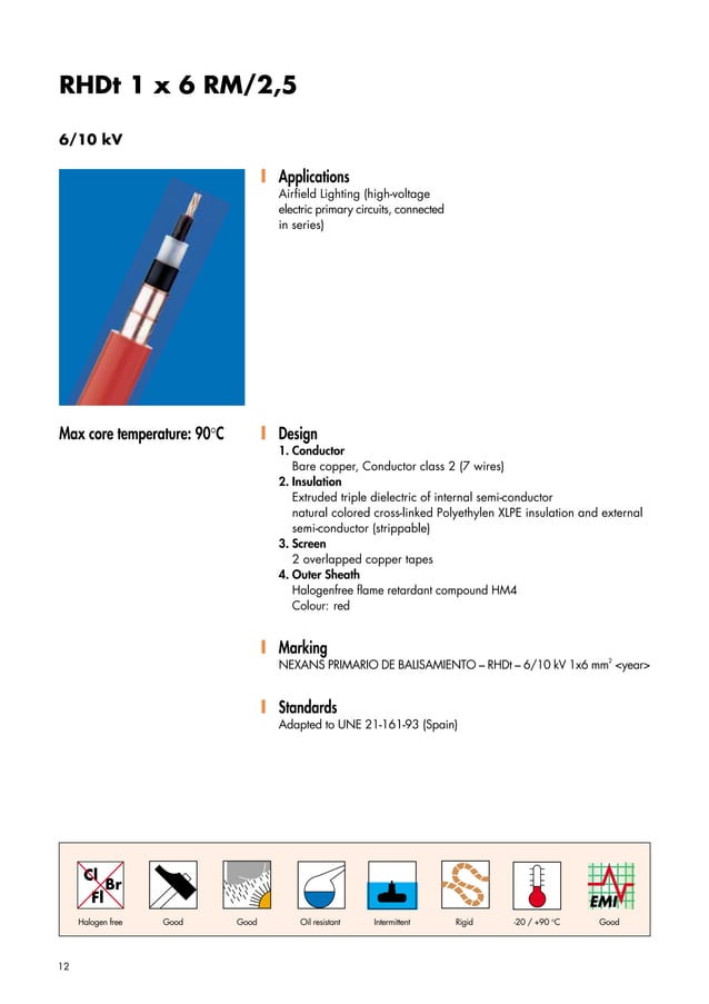Nexans Airfield Ground Lighting Cables (Primary Secondary) | PDF ...