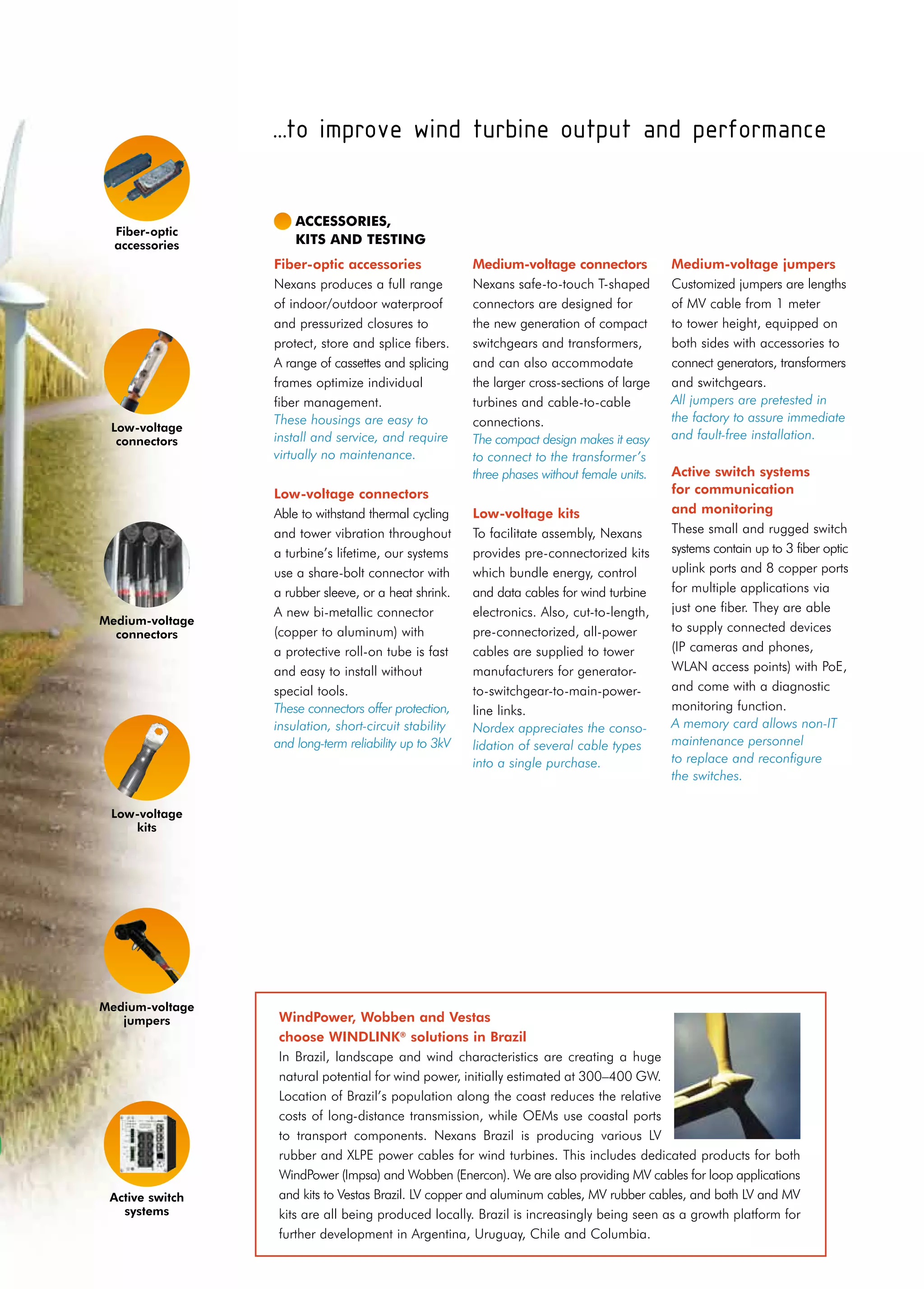 Nexans WINDLINK Cable Solutions For Wind Turbines | PDF