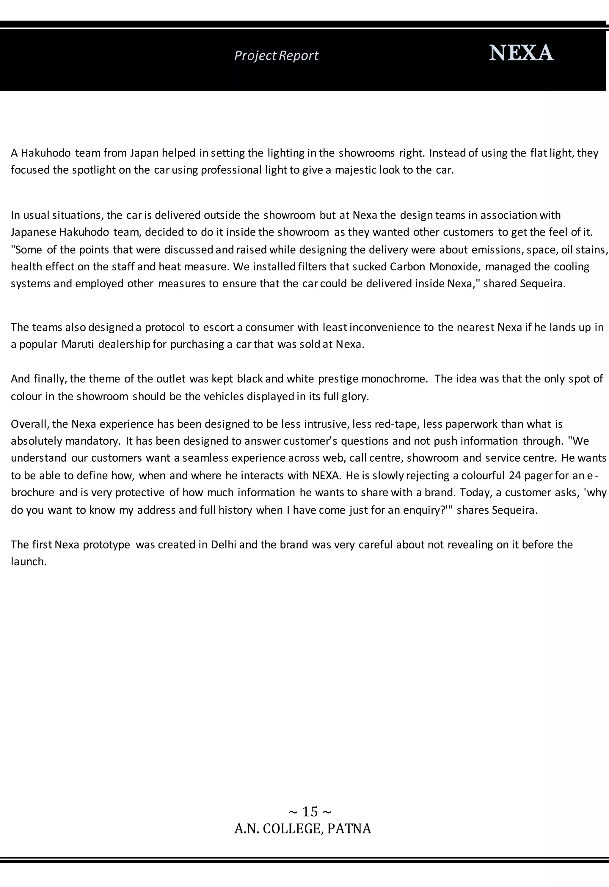 Nexa project priyesh gaurav | DOCX