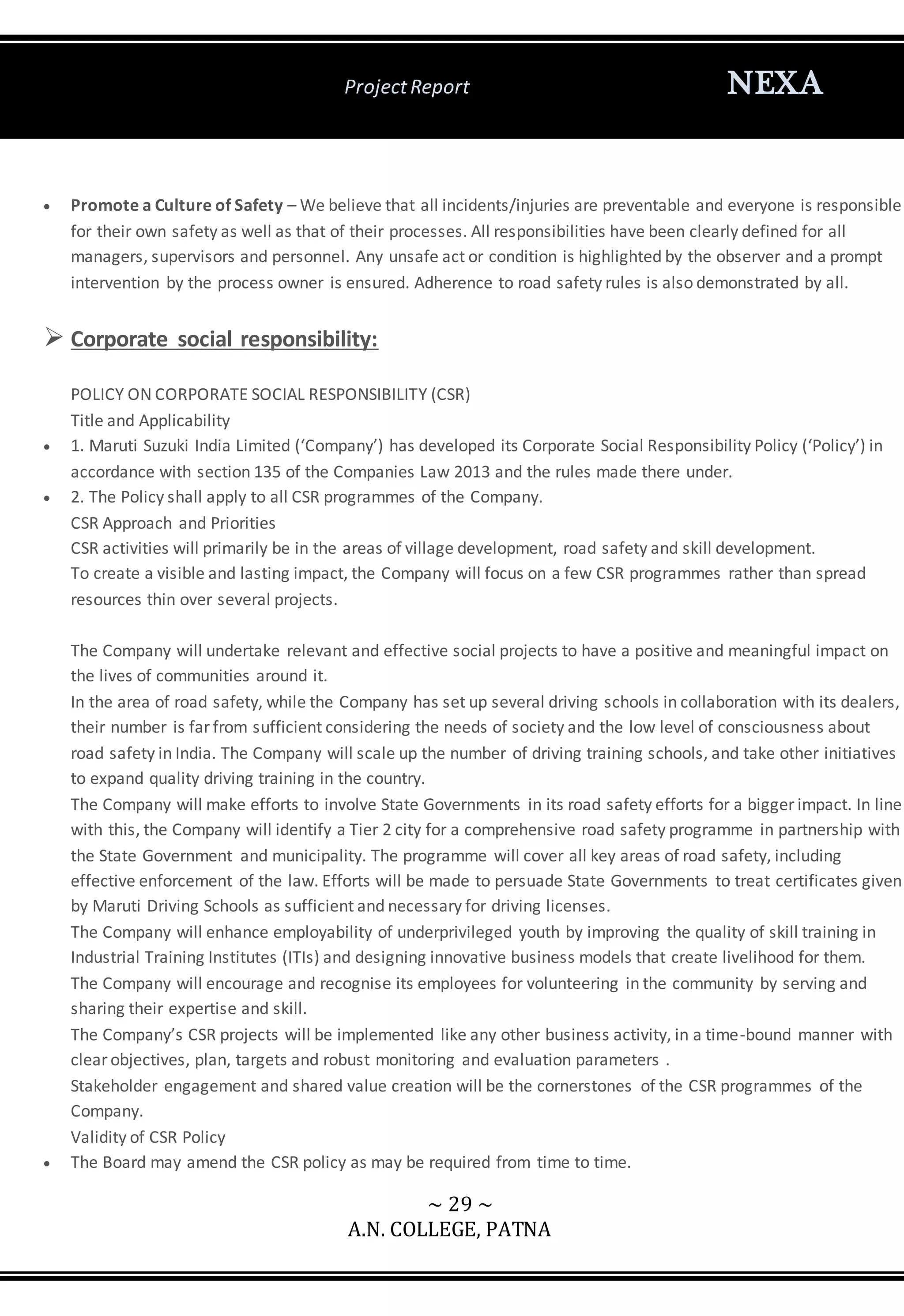 Nexa project priyesh gaurav | DOCX