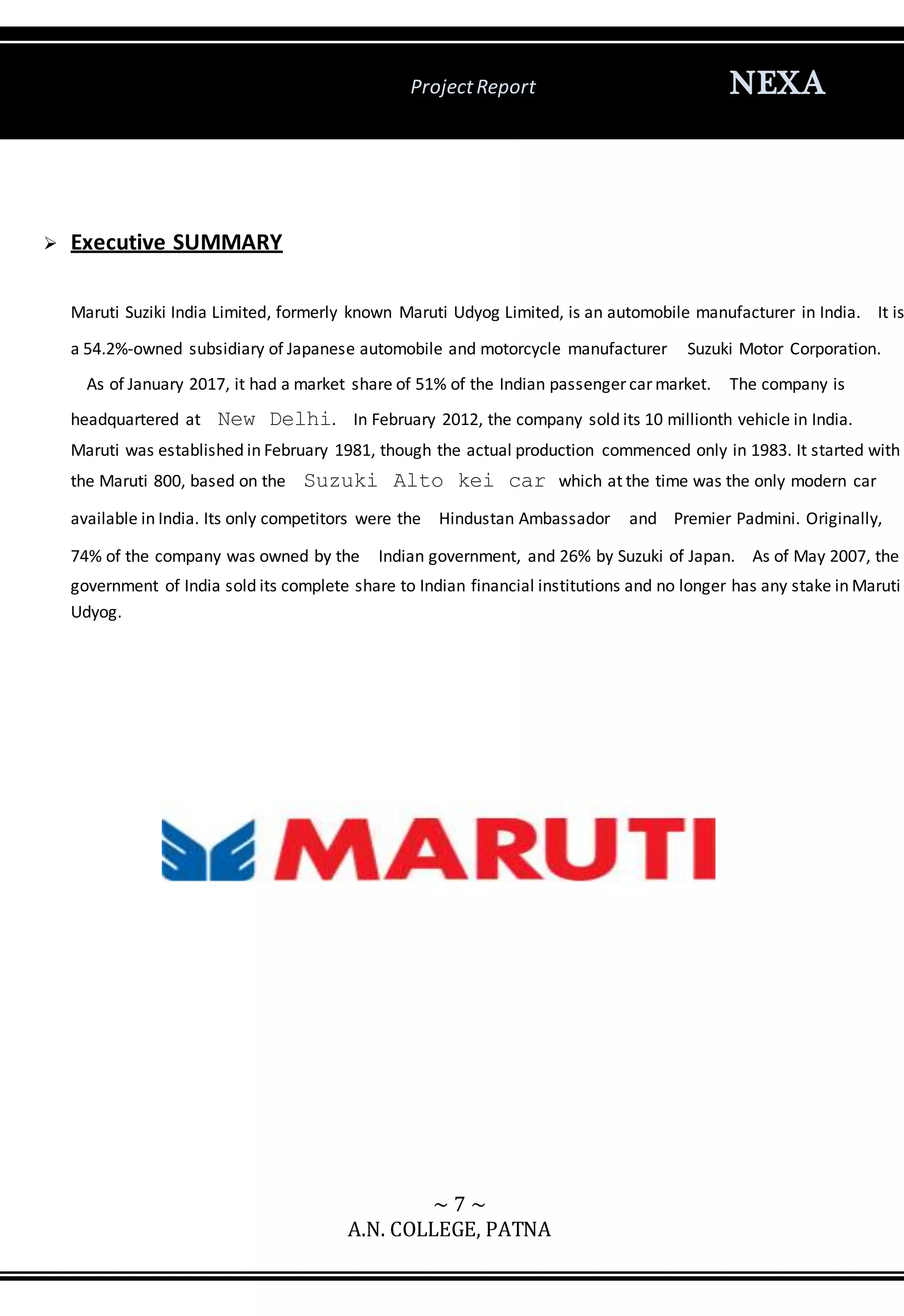 Nexa project priyesh gaurav | DOCX