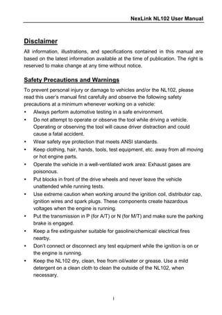 NexLink NL102 User Manual | PDF