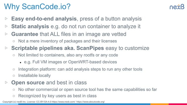 Scanning Docker Images with ScanCode.io