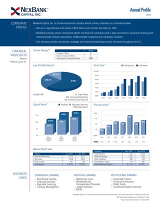 NexBank Financial Highlights 2020 | PDF