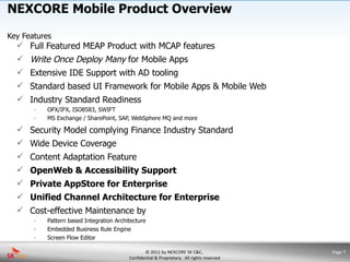 Nexcore mobile platform 4.0 | PPT | Operating Systems | Computer ...