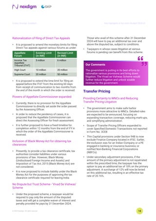 Key Highlights of the Union Budget 2024-25 | Nexdigm | PDF