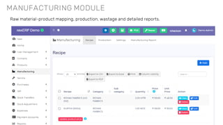nexERP - Process Automation - Custom ERP Solution | PPT