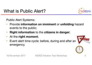 Public Alert in NEXES | PPT