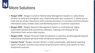 Nexgen corporate presentation | PDF