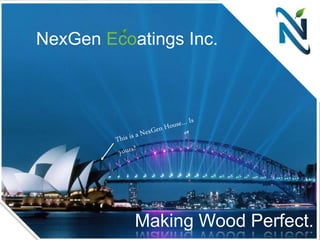 NexGen Presentation | PPSX | Woodworking | Arts and Crafts