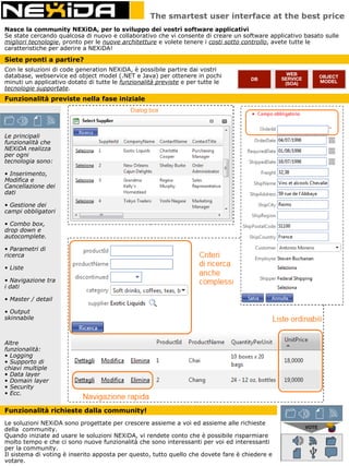 NEXiDA Smart User Interface flyer (italian) | PPT | Computing | Technology & Computing