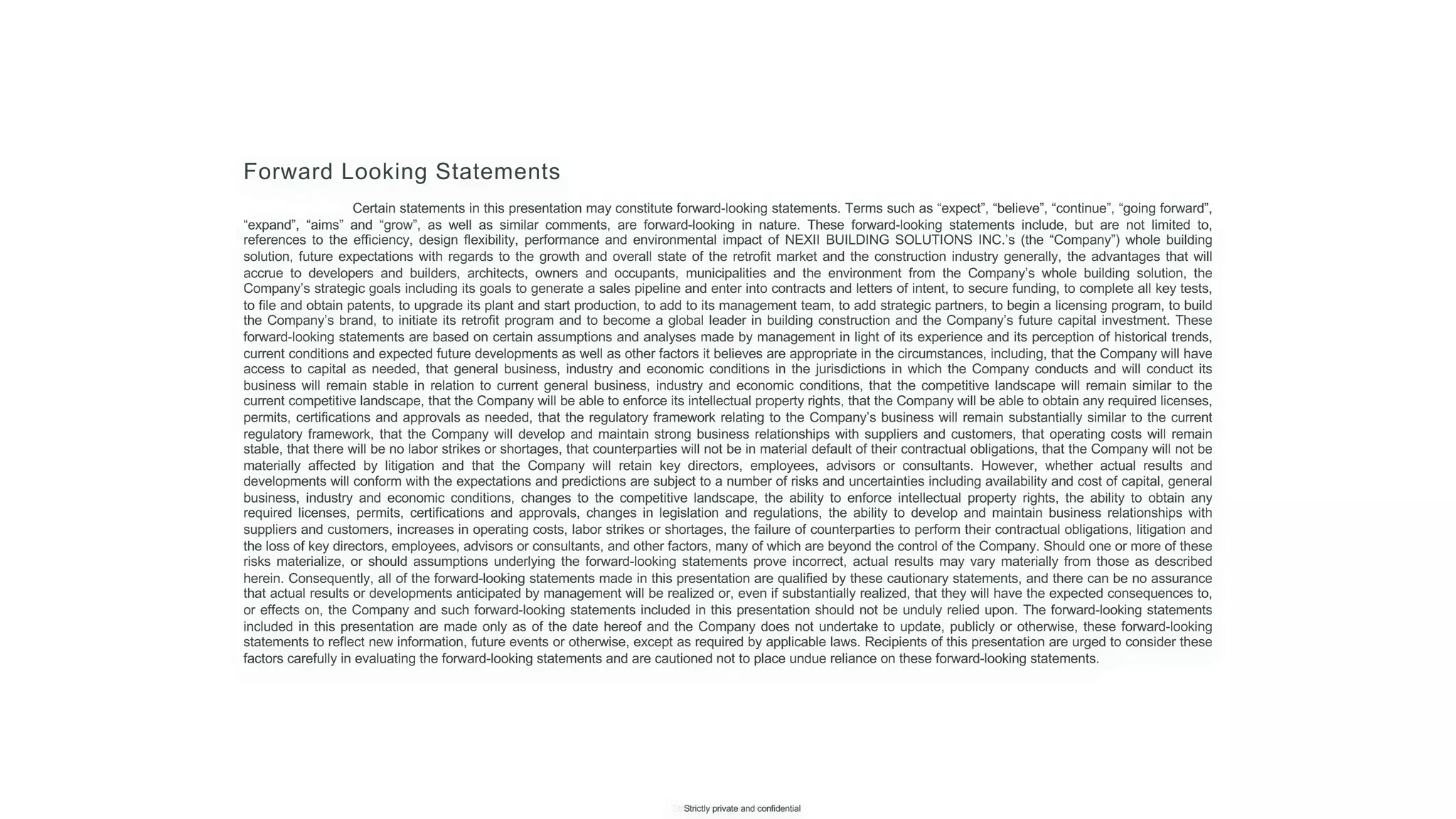 Nexii presentation deck (august 2020) | PDF