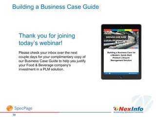 NexInfo Presents: SpecPage Webinar – Revolutionizing Product Lifecycle Management | PPTX