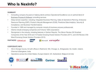 High-Value Impacts: NexInfo Presentation on Transformative Business | PPTX