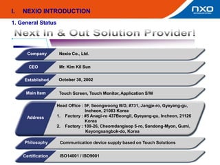 Nexio CDS Company Presentation | PPT