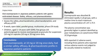 Nexium is a type of PPI drug for treating children's stomach complaints ...