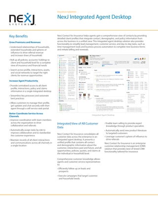 NexJ Insurance Solutions | PDF