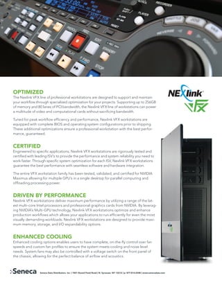 The Nexlink® VFX Professional Workstations | PDF