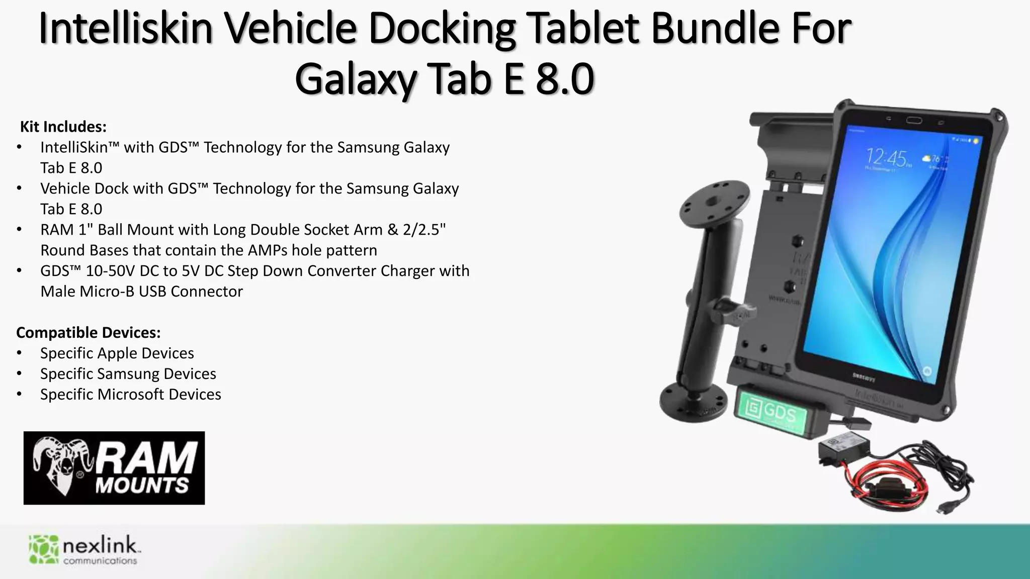 Nexlink Tablet Mounts for Transportation / Trucking (+Bundled Solutions ...