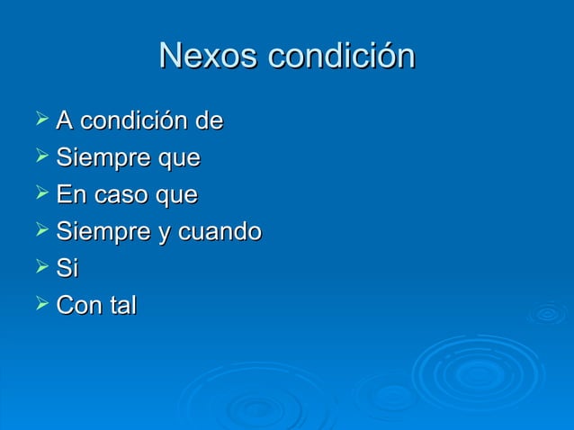 NEXOS QUE INTRODUCEN IDEAS”. | PPT