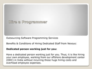 Nexsus Techno Solutions Pvt Ltd | PPT