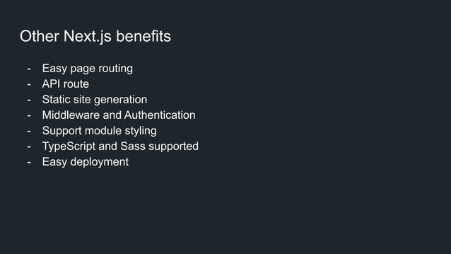 Next.js Introduction | PDF | Web Development | Internet