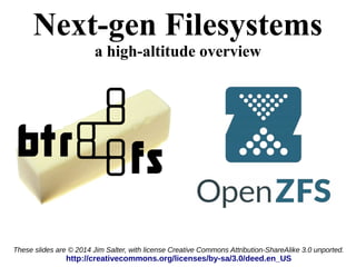 An Overview of Next-Gen Filesystems | PPT