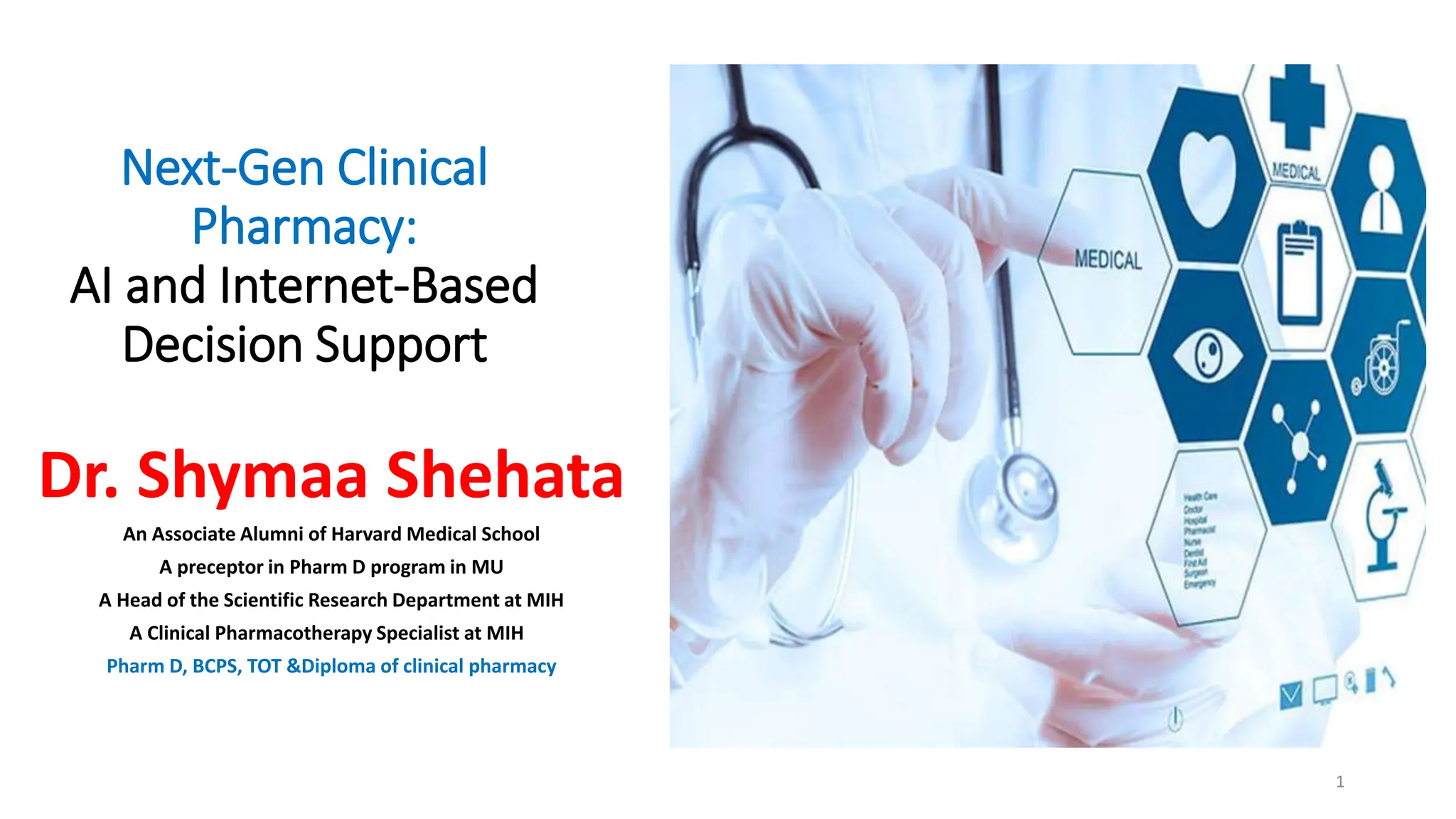 Next-Gen Clinical Pharmacy AI and Internet-Based Decision Support | PPTX