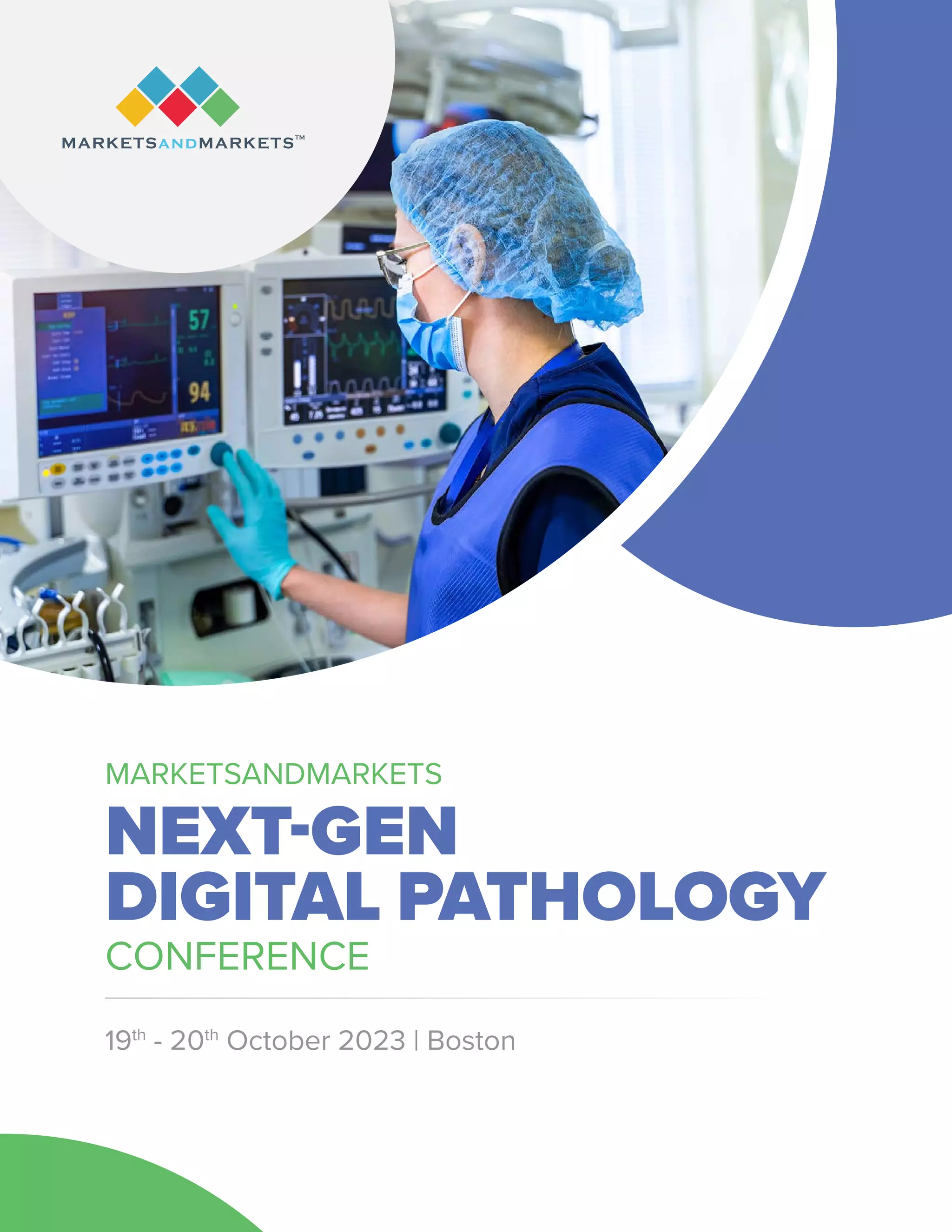 MarketsandMarkets Next -Gen Digital Pathology Conference - Boston | PDF