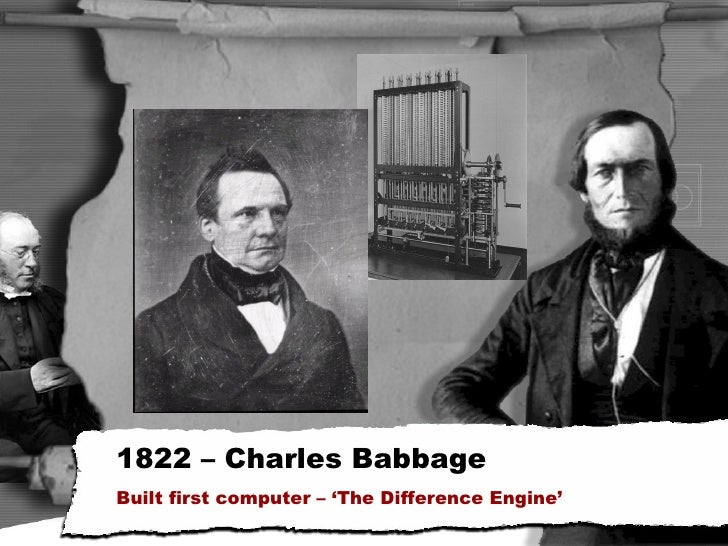 1822 – Charles Babbage Built