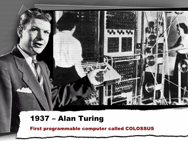 1937 – Alan Turing First