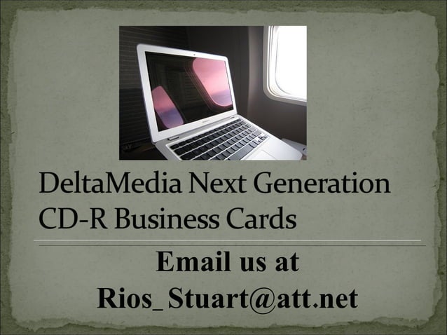 Next Generation CD-R Business Cards | PPT